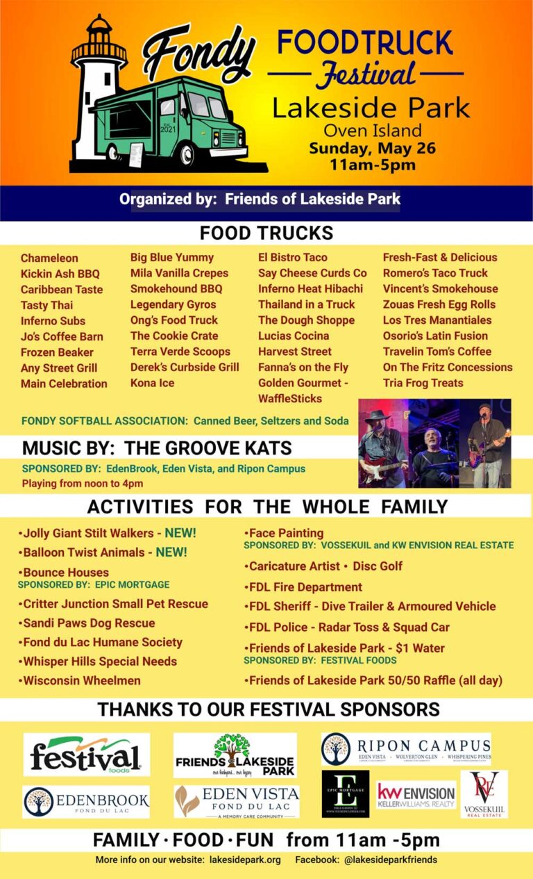 FoodTruck Festival - Friends of Lakeside Park